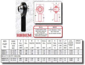 Misalignment High Strength Alloy Steel Rod Ends - Rod End Supply
